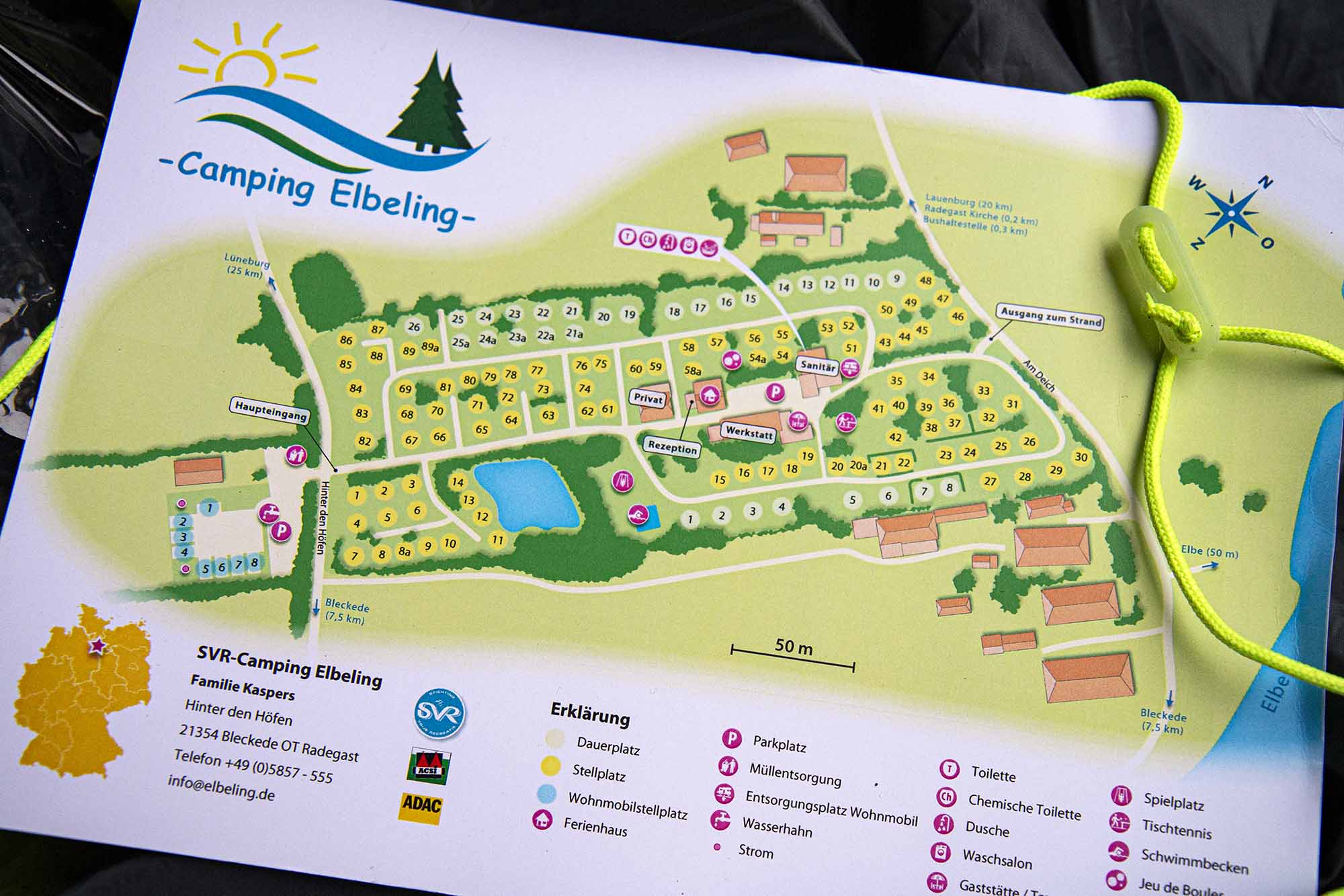 Campingplattegronden